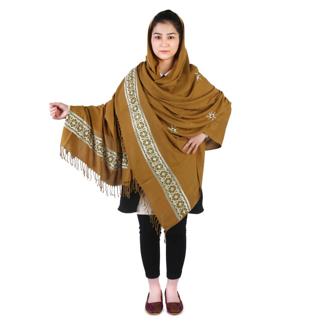 Cotton Embroidered Shawl - Made By Afghan Women | E-Commerce Platform