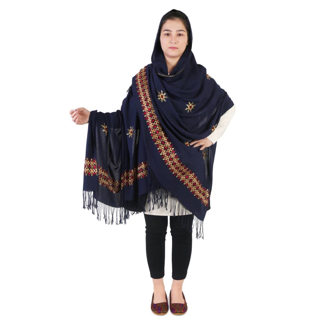 Hazaragi Cotton Shawl - Made By Afghan Women | E-Commerce Platform