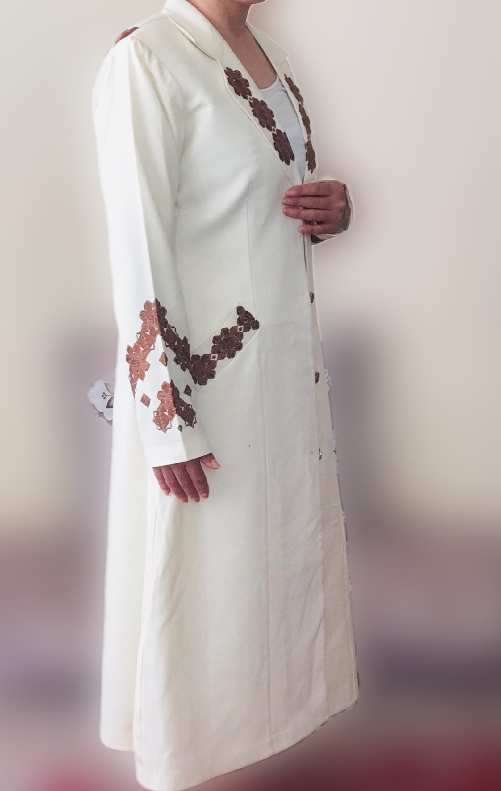 Hazaragi Khamak-embroidered Chapan - Made By Afghan Women | E-Commerce ...
